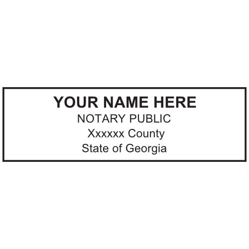 Georgia Notary Stamp and Seal | Pro Stamps